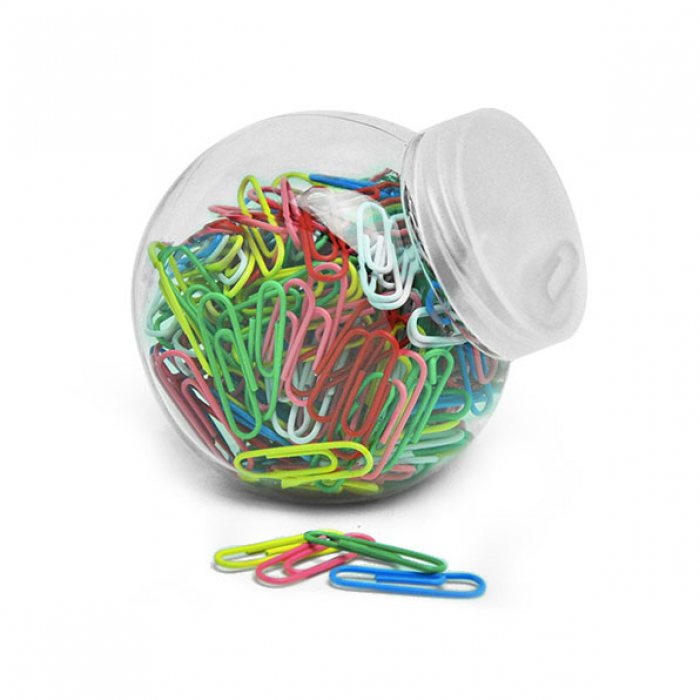 Customised Coloured Paper Clips With Logo Print Singapore