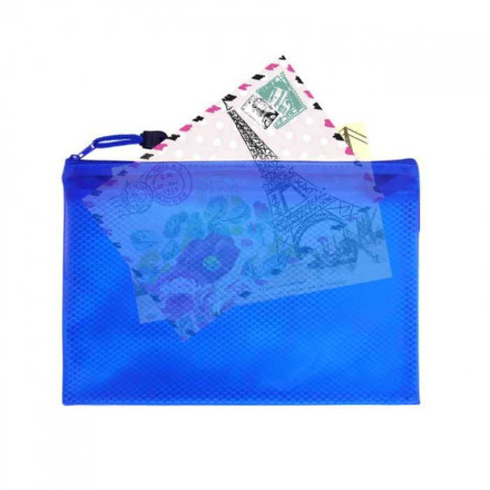 Customised B5 PVC Pouch With Logo Print Singapore