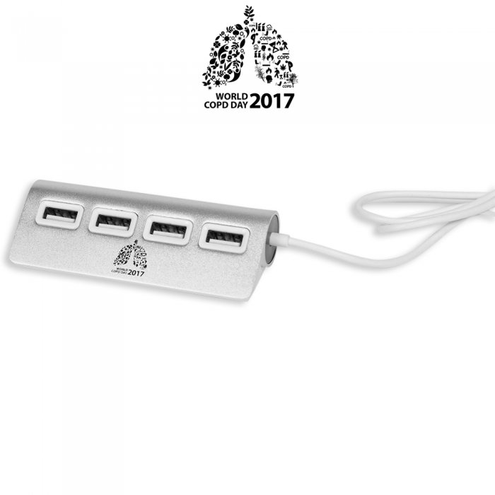 Customised Slide USB Hub With Logo Print Singapore