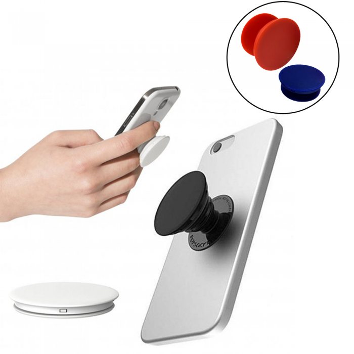 Customised Popping Phone Grip Stand With Logo Print Singapore