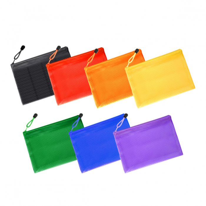 Customised B5 PVC Pouch With Logo Print Singapore