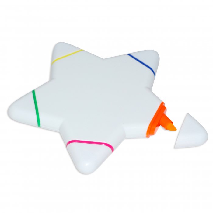 Customised Star Highlighter (5 colours) With Logo Print Singapore