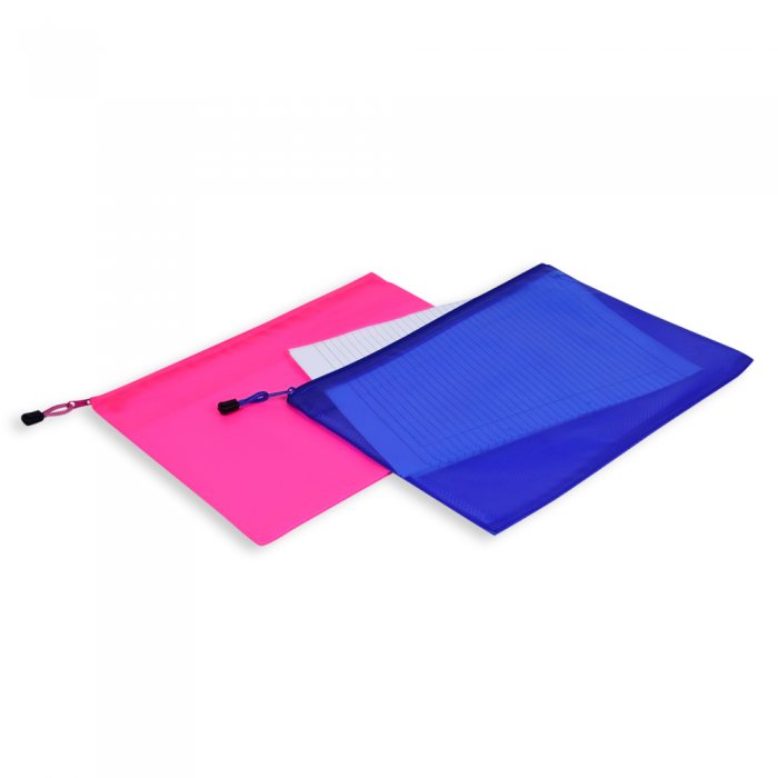 Customised Zipper Document Folder With Logo Print Singapore
