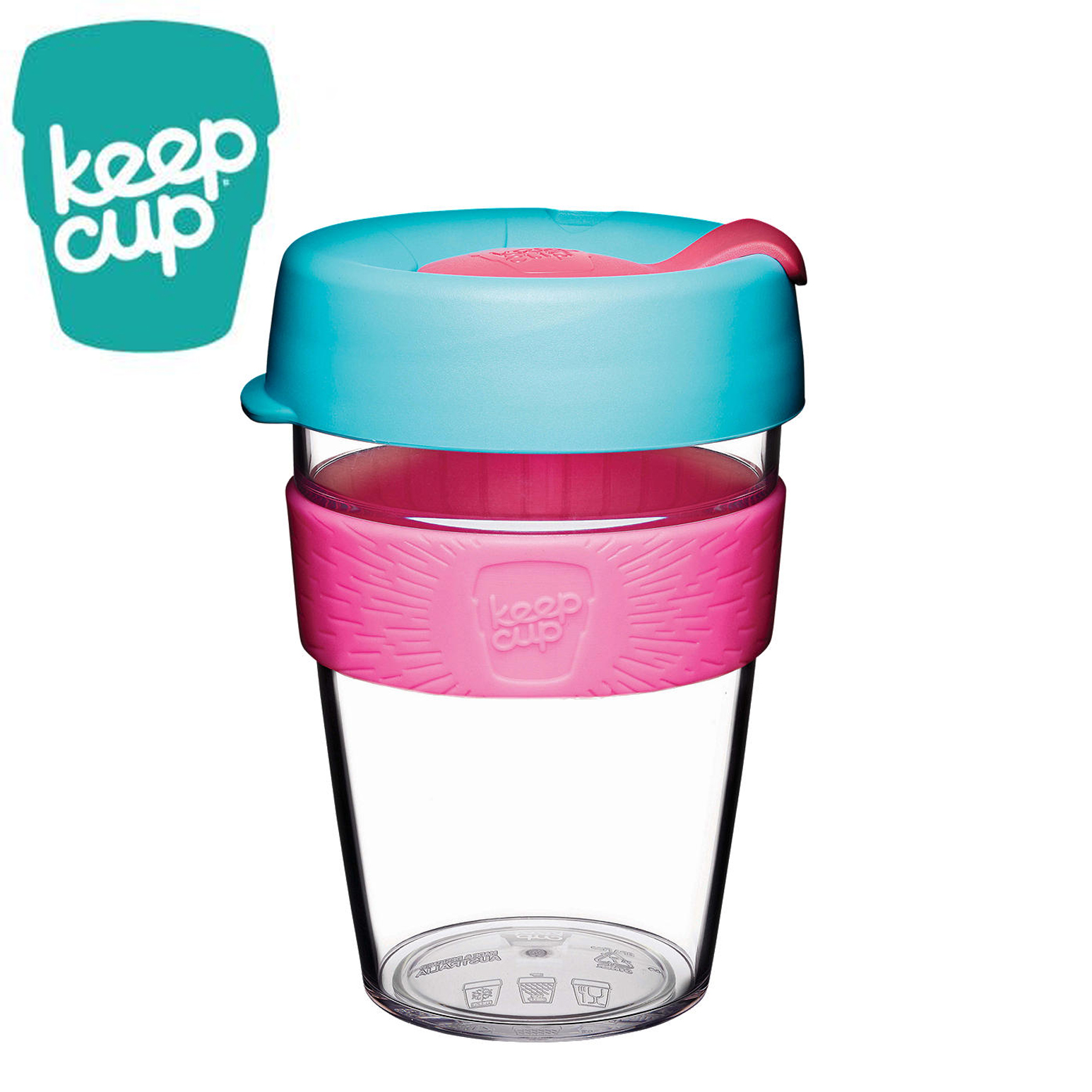 Customised KeepCup 12oz Clear Edition With Logo Print Singapore