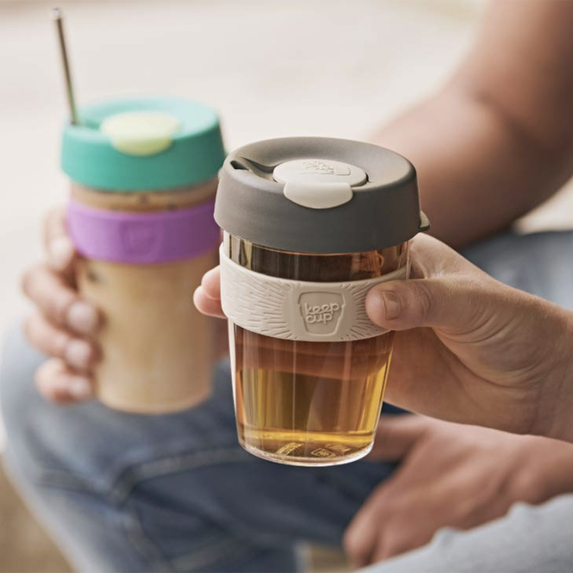 Customised KeepCup 12oz Clear Edition With Logo Print Singapore