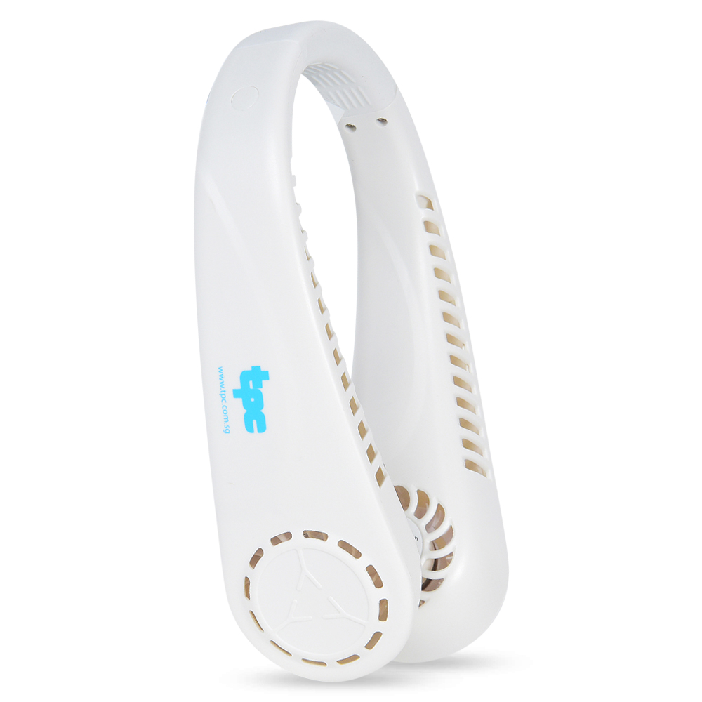 Customised Bladeless Neck Fan With Logo Print Singapore