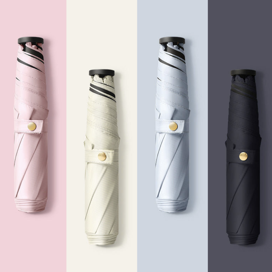 Customised 19'' Compact Lightweight Umbrella With Logo Print Malaysia