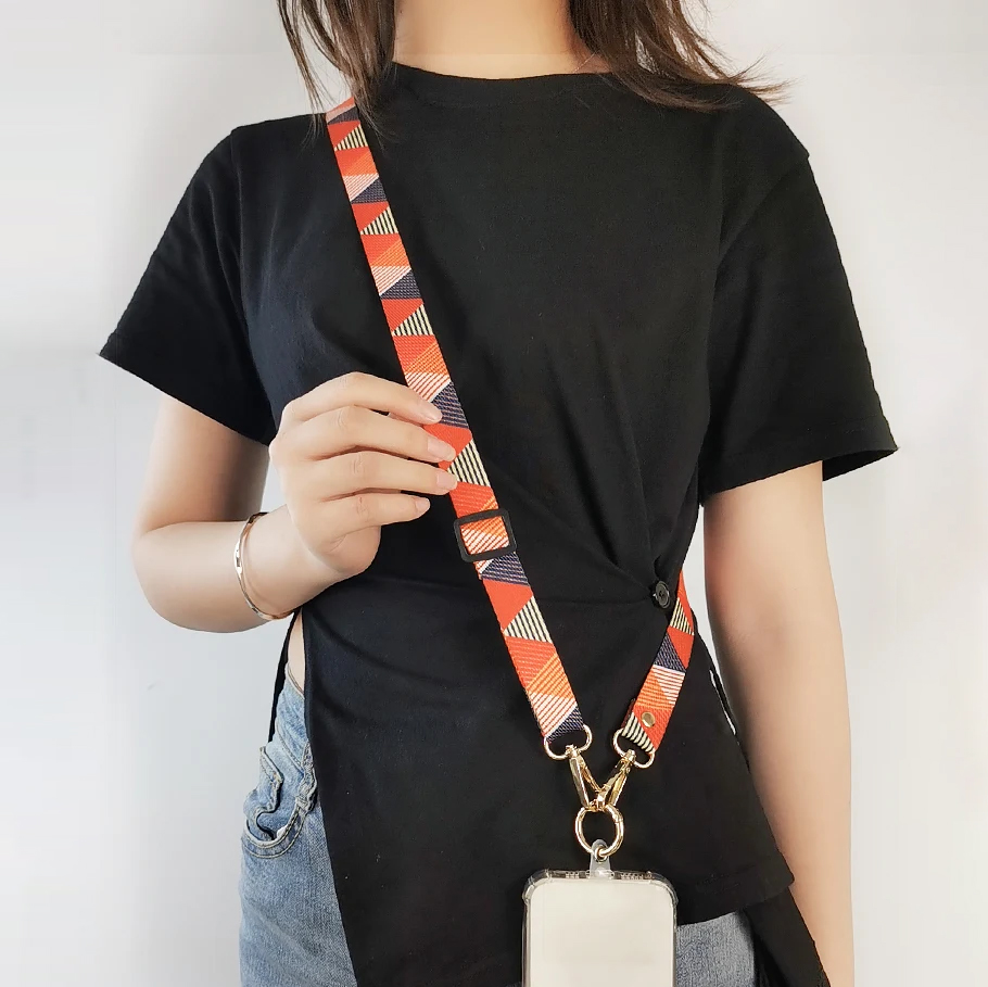 Customised Crossbody Mobile Phone Strap Lanyard With Logo Print Singapore