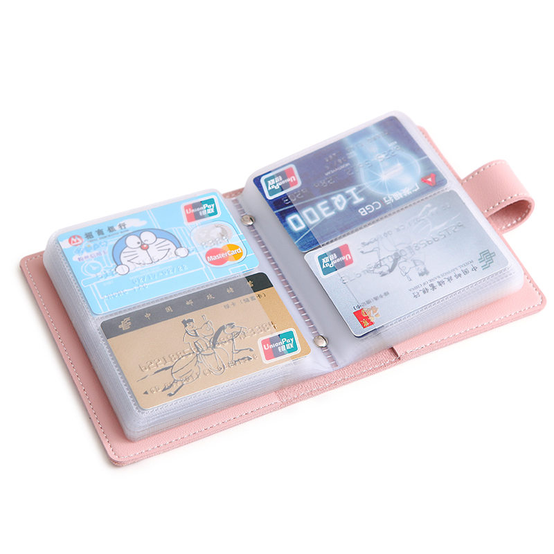 Customised PU Leather Biz Name Card Book With Logo Print Singapore