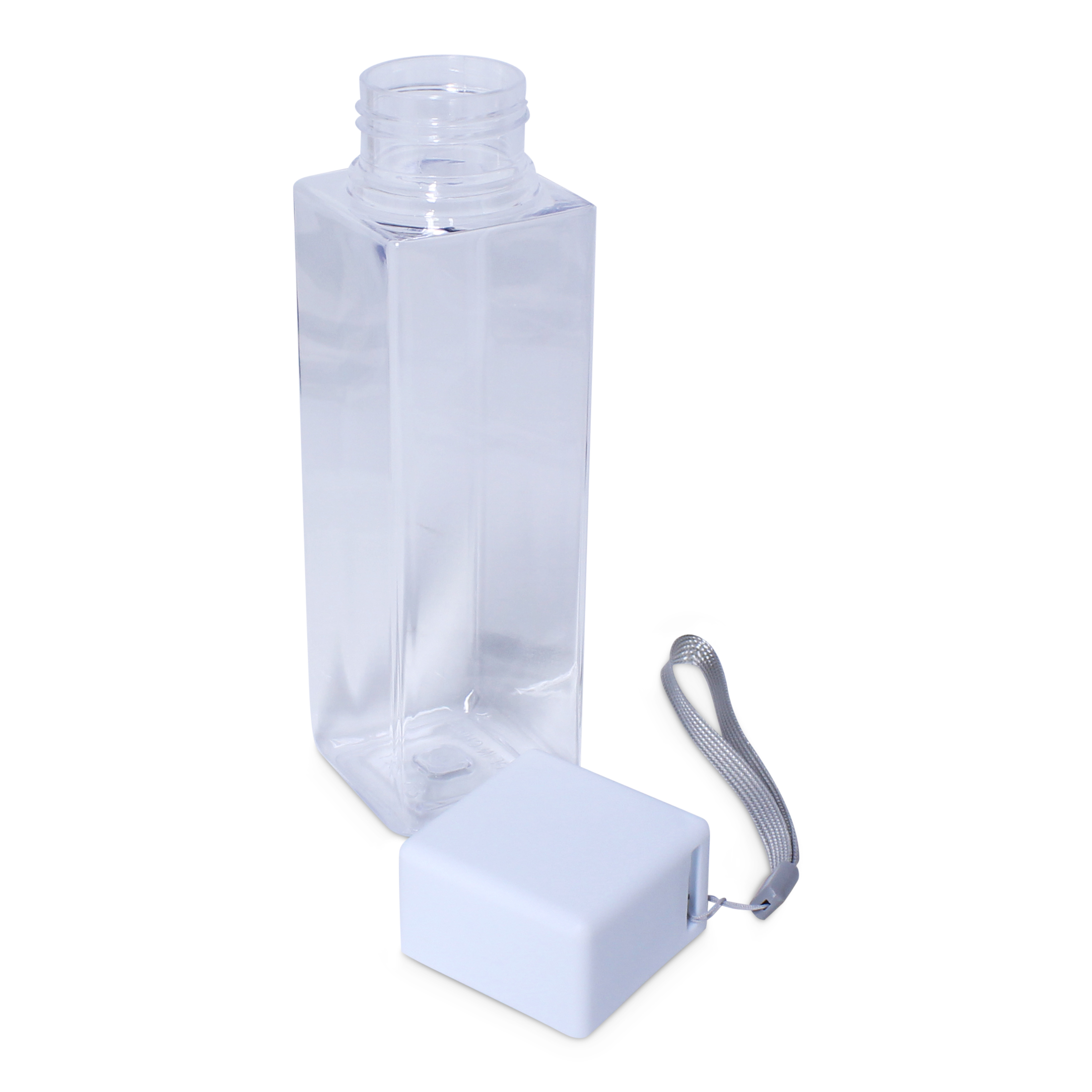 Customised 480ml Stylish Square Drinking Bottle With Logo Print Singapore